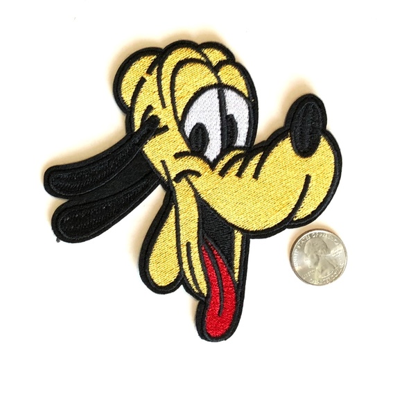 Accessories | Pluto Patch Large Iron On Disney Diy Mickey Mouse | Poshmark